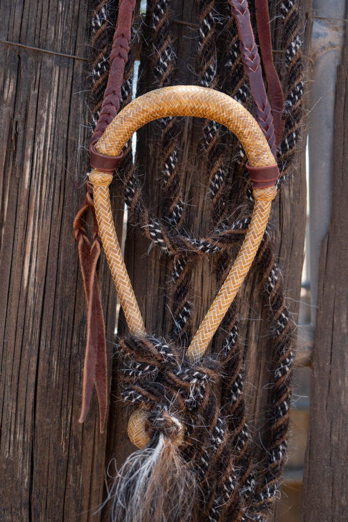 Western Braiders Rawhide Hackamore Set | Al Dunning