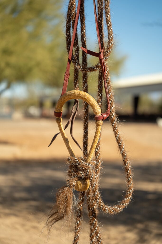 Western Braiders Rawhide Hackamore Set | Al Dunning