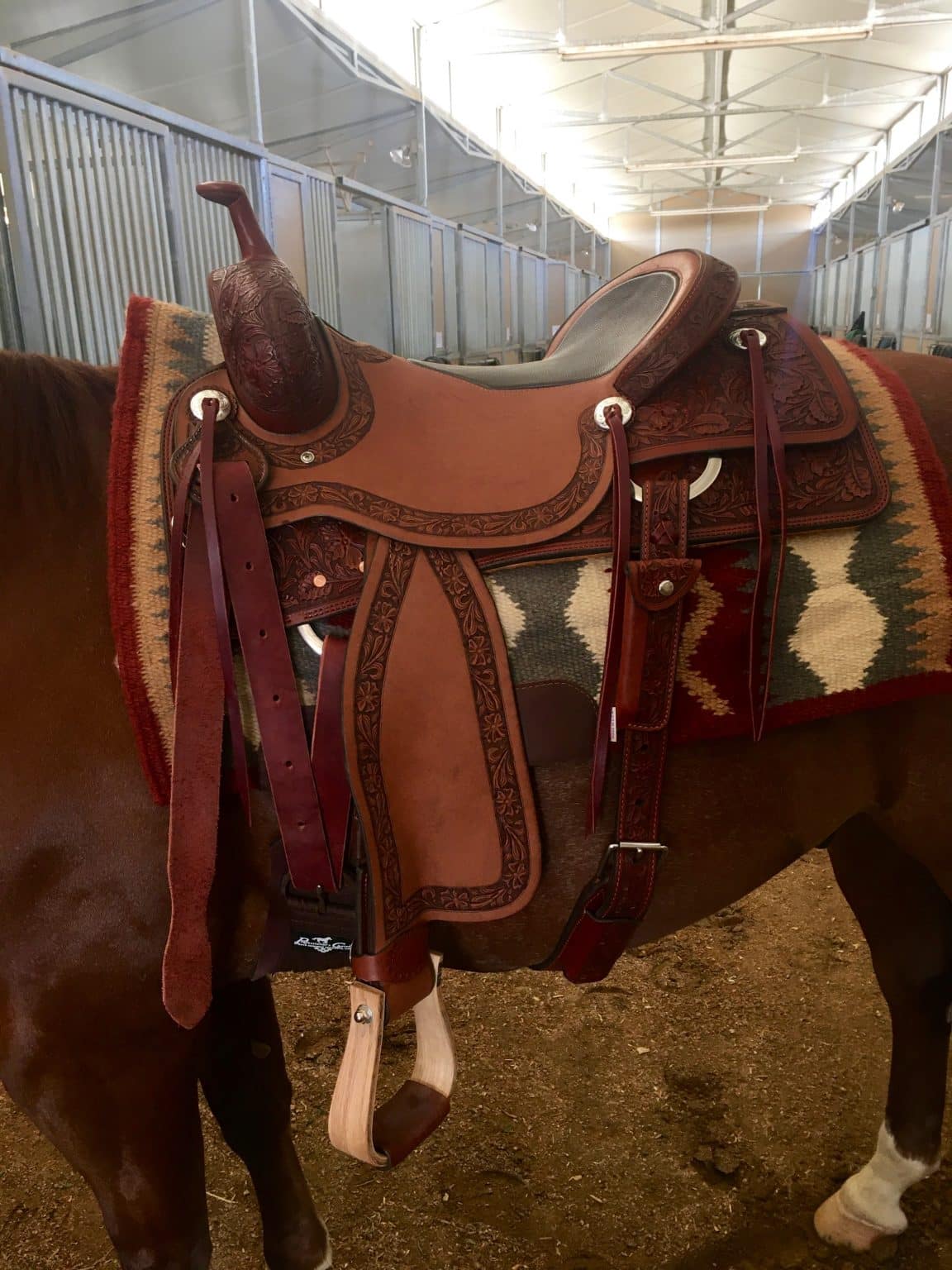 Al Dunning Signature Series Sheridan Working Cow Horse Saddle - Al Dunning
