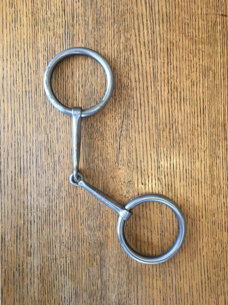 Clark White Mild Fishback Snaffle | Al Dunning