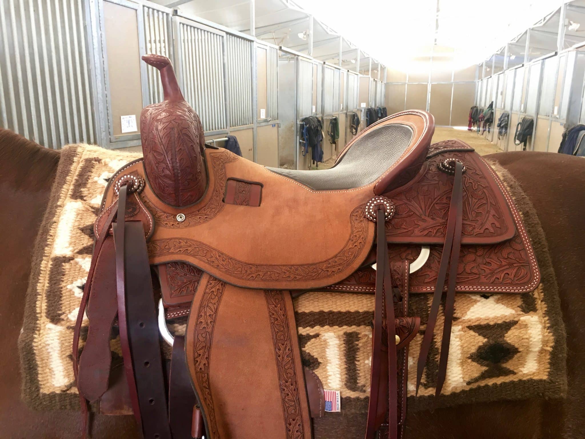 Al Dunning Signature Series Oak Leaf Ranch Cutter Saddle | Al Dunning