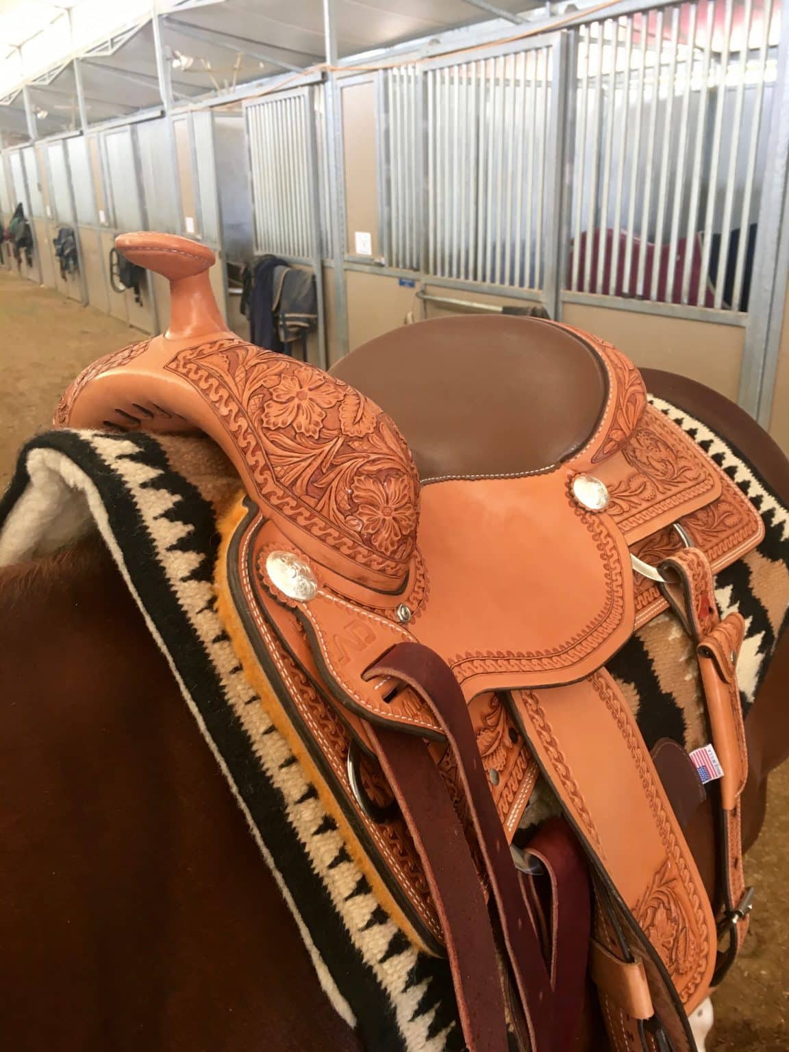 Al Dunning Signature Series Sheridan Reining Saddle - Al Dunning