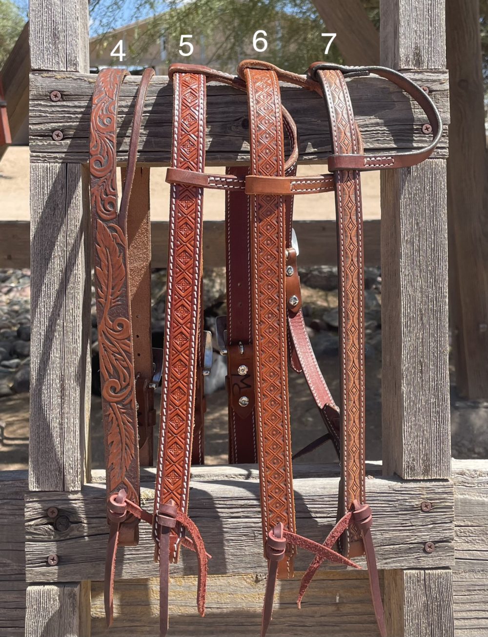 MC Leather Headstalls | Al Dunning
